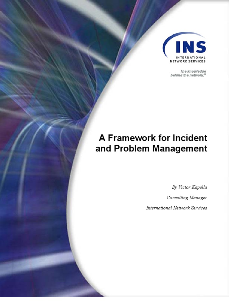 Framework For Incident and Problem Management | PDF | Incident ...