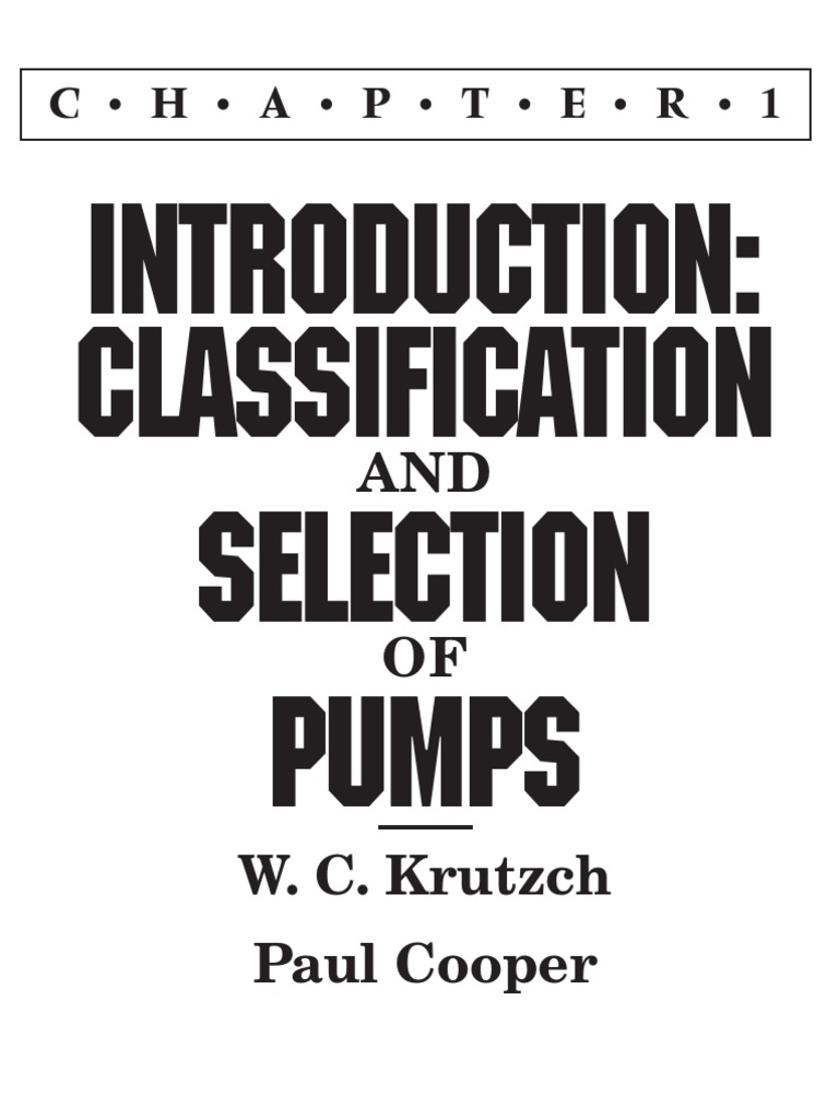 Selection of Pumps Guide | PDF