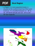 Bicol Region Map and Districts | PDF | Philippines