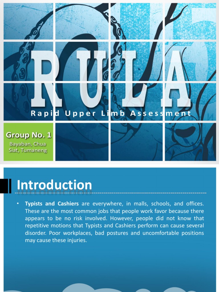 RULA | PDF | Human Factors And Ergonomics | Occupational Safety And Health