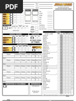 Star Wars d20 Fillable Character Sheet | PDF | Gaming | Role Playing Games