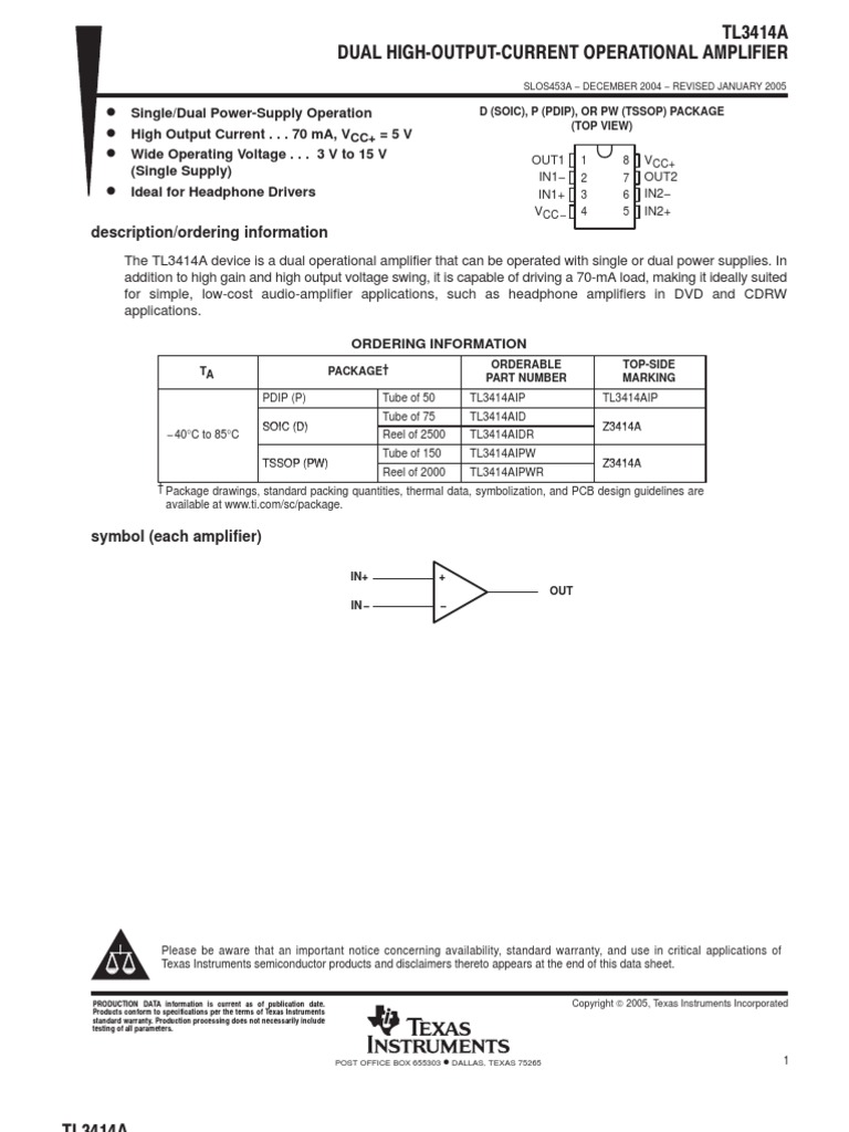 3414A | PDF | Amplifier | Electrical Engineering