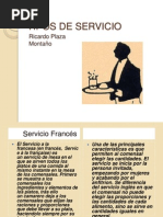 Servicio Americano en Restaurantes | PDF | Cocina, comidas y vino