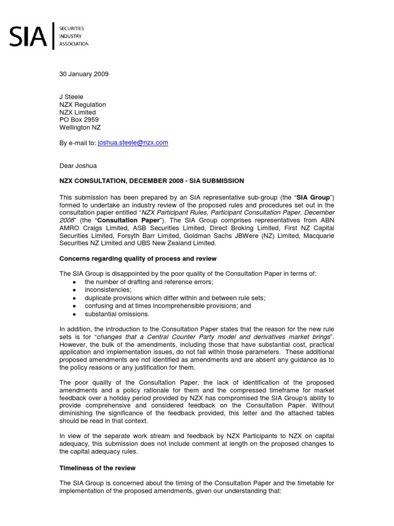 Final Sia Letter (30 01 09) - 1 | PDF | Audit | Insurance