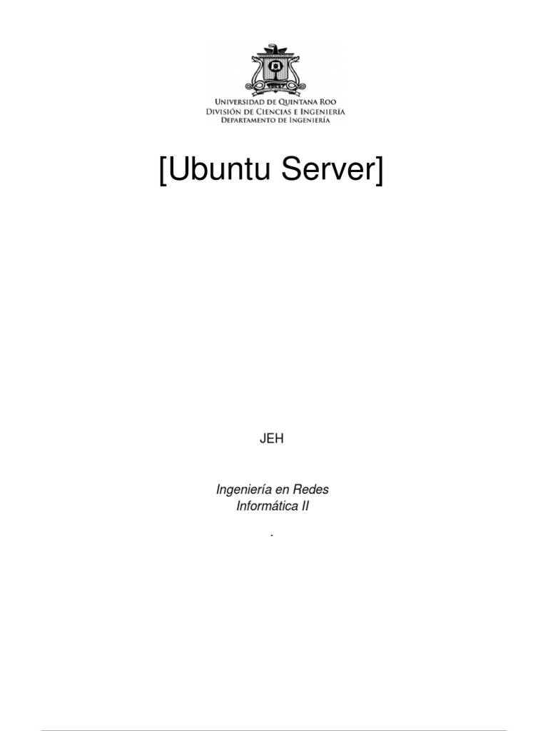 Instalacion de Ubuntu Server | PDF | Sistema operativo | Máquina virtual