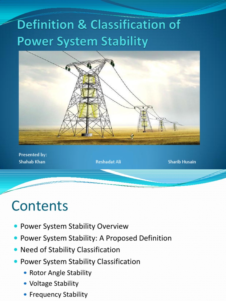 Power System Stability | PDF