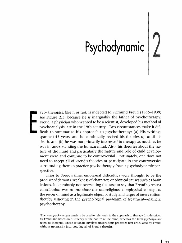 002 | PDF | Psychotherapy | Object Relations Theory