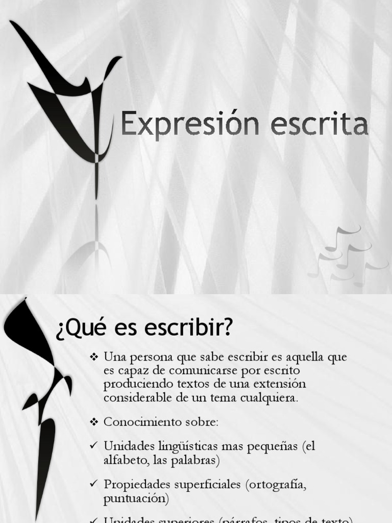 Expresión Escrita | PDF