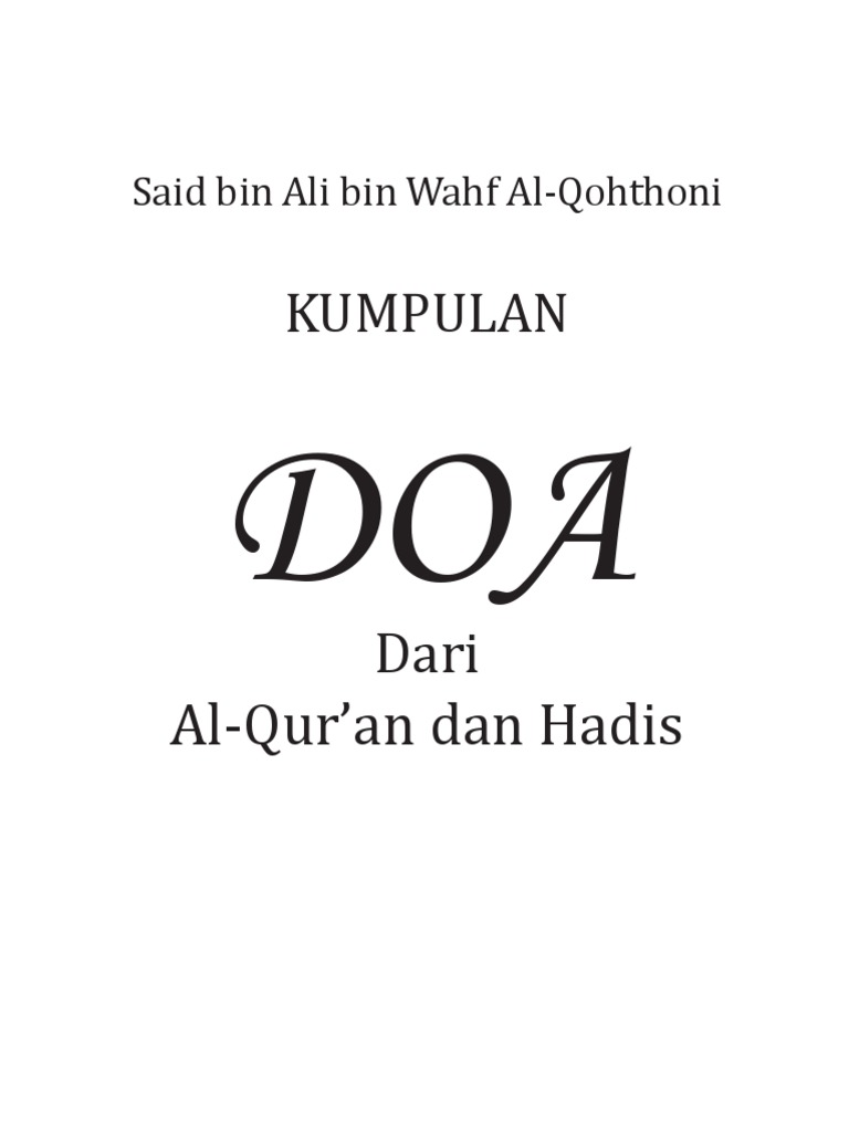Kumpulan Doa | PDF