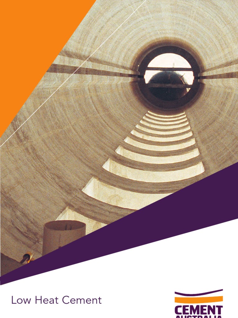 Low Heat Cement for Mass Concrete | PDF | Concrete | Manmade Materials