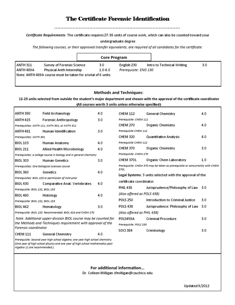 Forensic Certificate PDF | PDF | Academic Certificate | High Schools