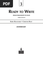 Ready To Write 2 - Answer Key | PDF | Fast Food | San Francisco