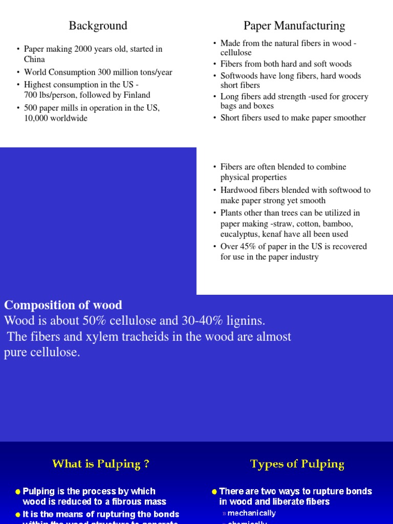 Uses of Pulp | PDF | Pulp (Paper) | Paper