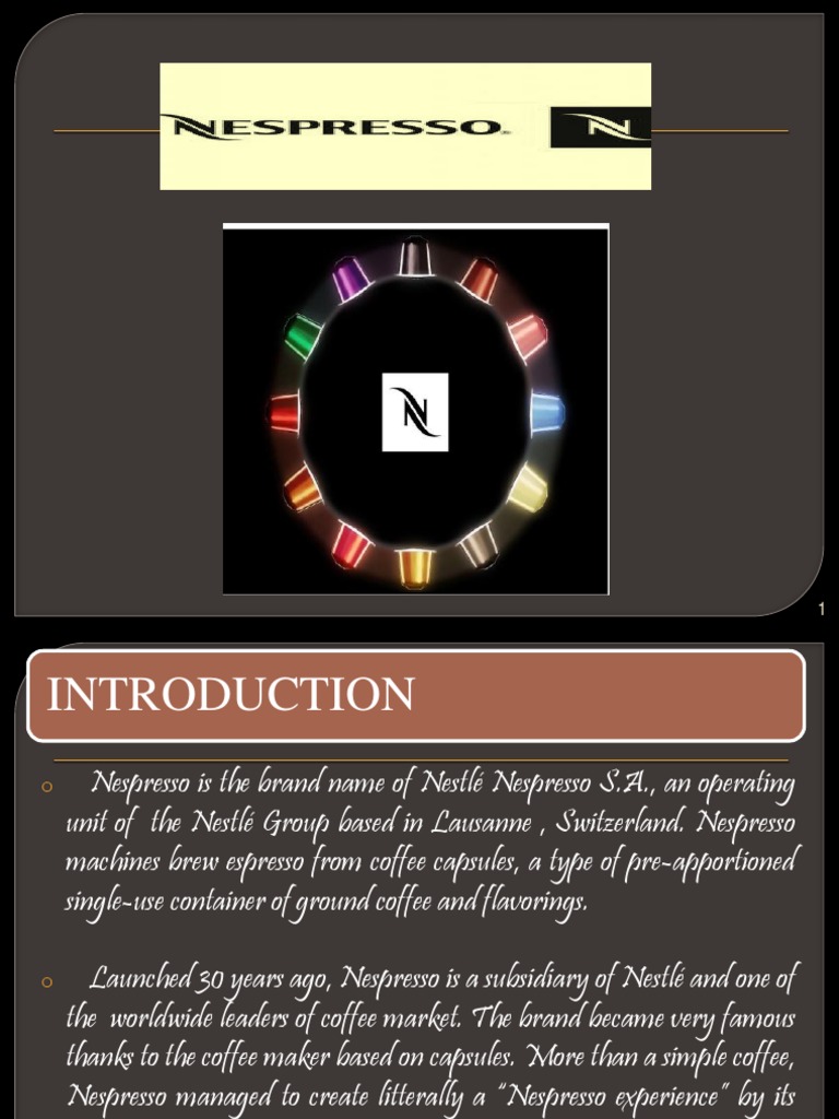 Nespresso Capsules | PDF | Business Economics | Industries