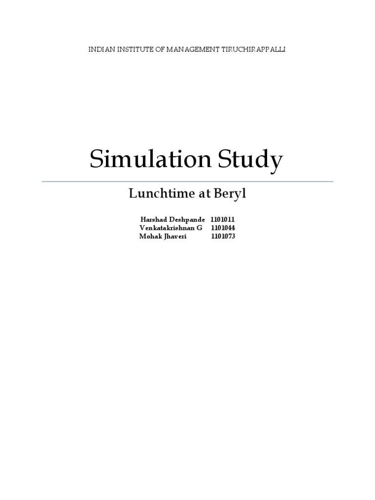 Simulation Modelling Using Arena | PDF | Mathematical Optimization ...