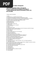 Lista Coduri Investigatii Imagistica | PDF