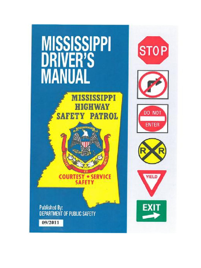 Mississippi Drivers Manual - 2013 | PDF | Traffic | Driver's License