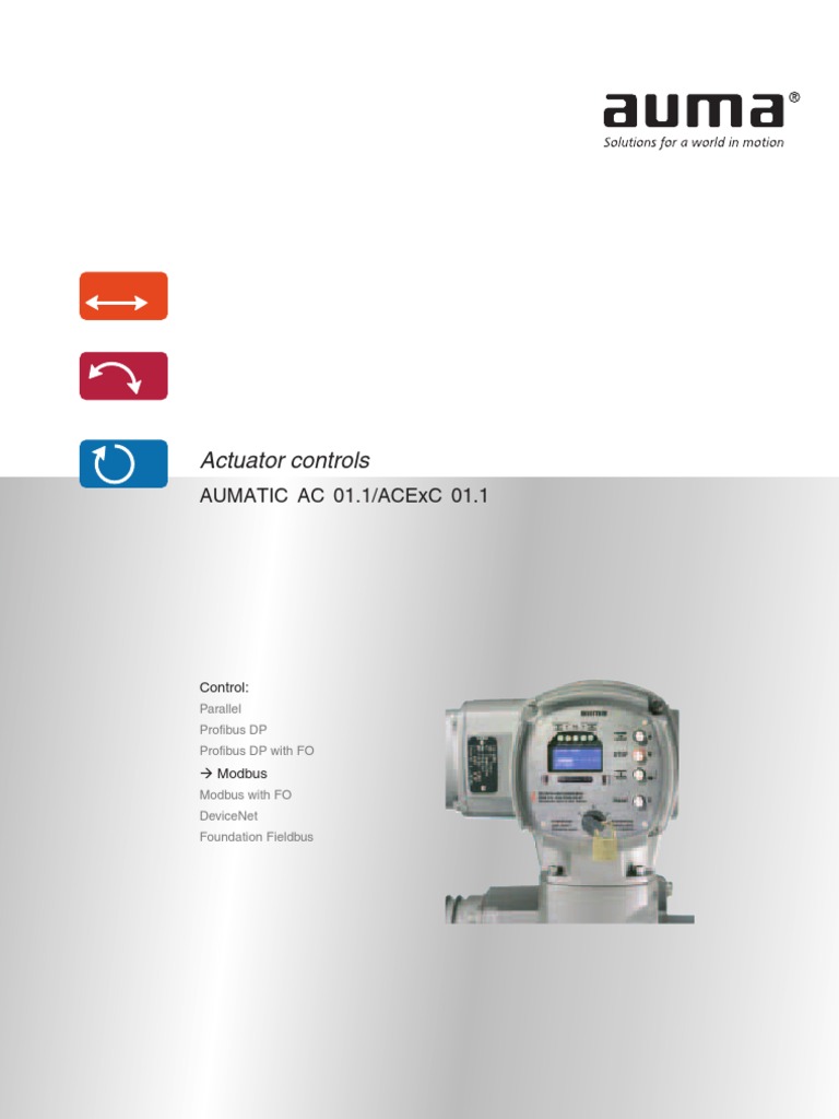 Modbus Auma | PDF | Switch | Feedback