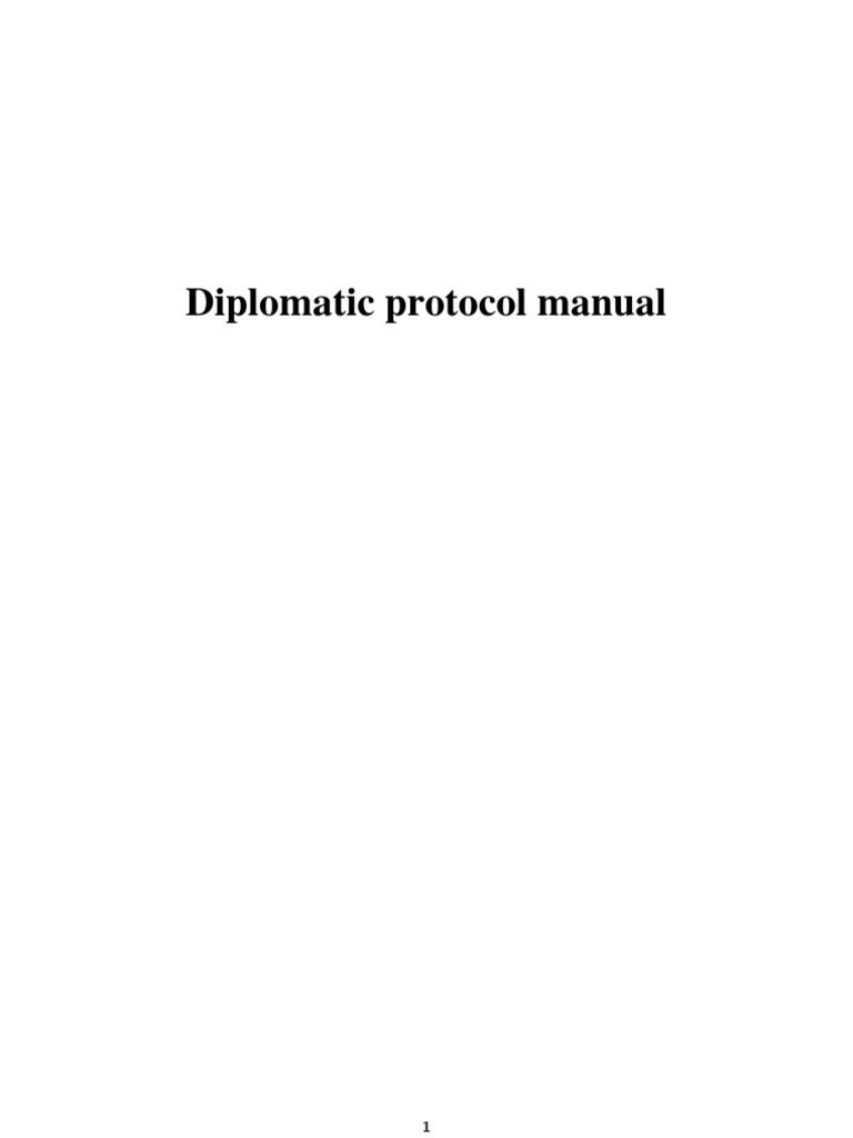Navigating Official Diplomatic Functions: A Guide to Protocol ...