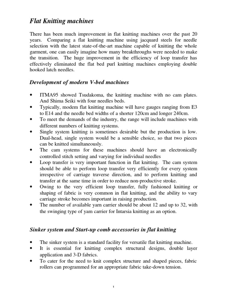 Knitting | PDF | Knitting | Needlework