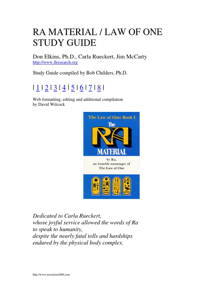 Ra Material Study Guide Overview | PDF