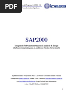 Manual de Aplicación Del SAP2000 (Español) PDF | PDF | Braguero | Software