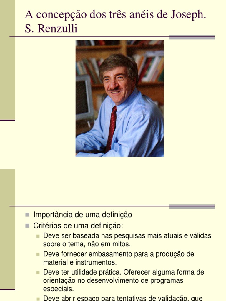 A Teoria Dos 3 Aneis de Renzulli 2 | Download grátis PDF | Criatividade ...
