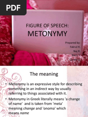 Metonymy Examples In Movies