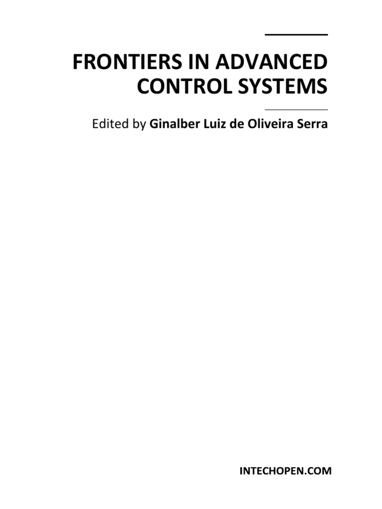 Frontiers in Advanced Control Systems | PDF | Control Theory | Fuzzy Logic