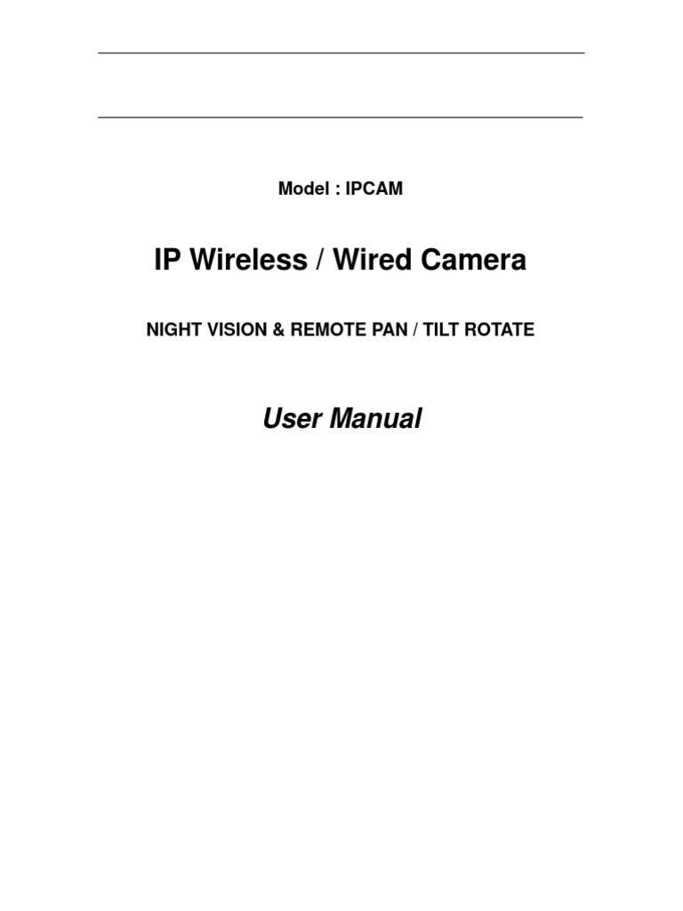 IP Cam Setup Guide and Manual | PDF | File Transfer Protocol | Ip Address
