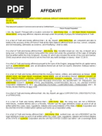 Affidavit of Homeless Status For Fee Exempt Certified Copy of Birth ...
