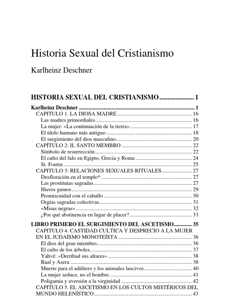 Historia Sexual Del Cristianismo | PDF