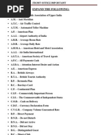 Common Front Office Formulae FO | PDF | Career & Growth