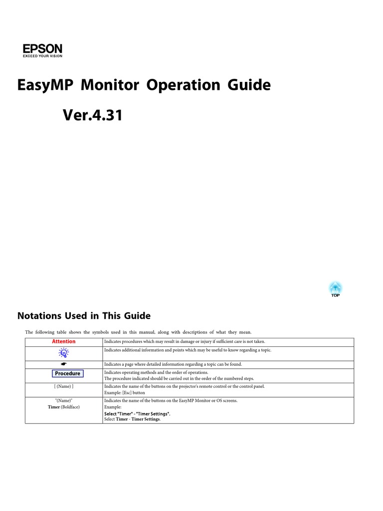 Epson Projector | PDF | Installation (Computer Programs) | Microsoft ...