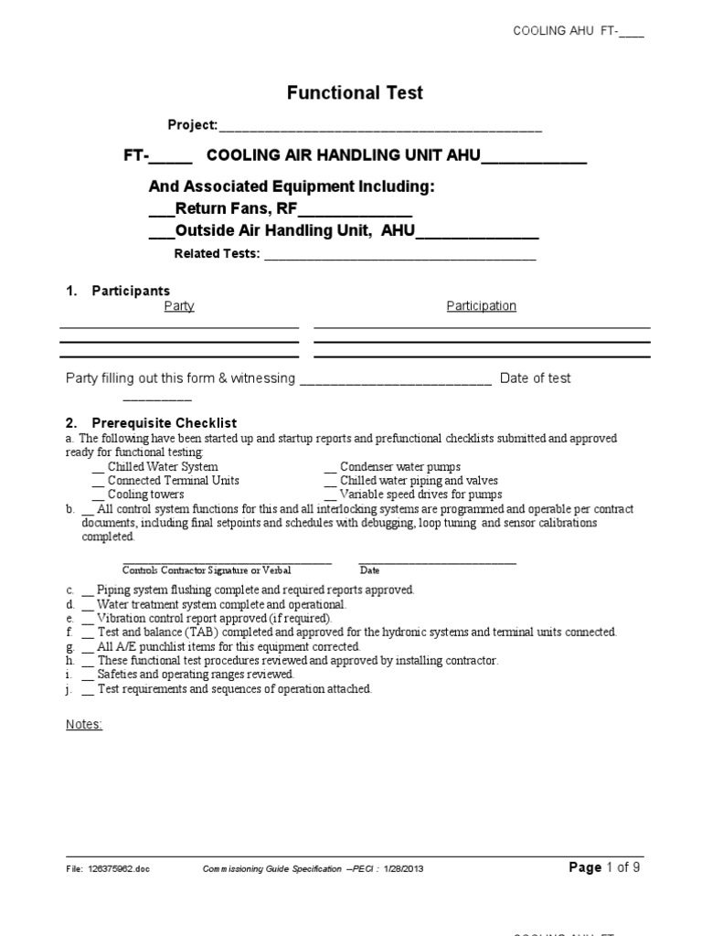 Functional Test | PDF