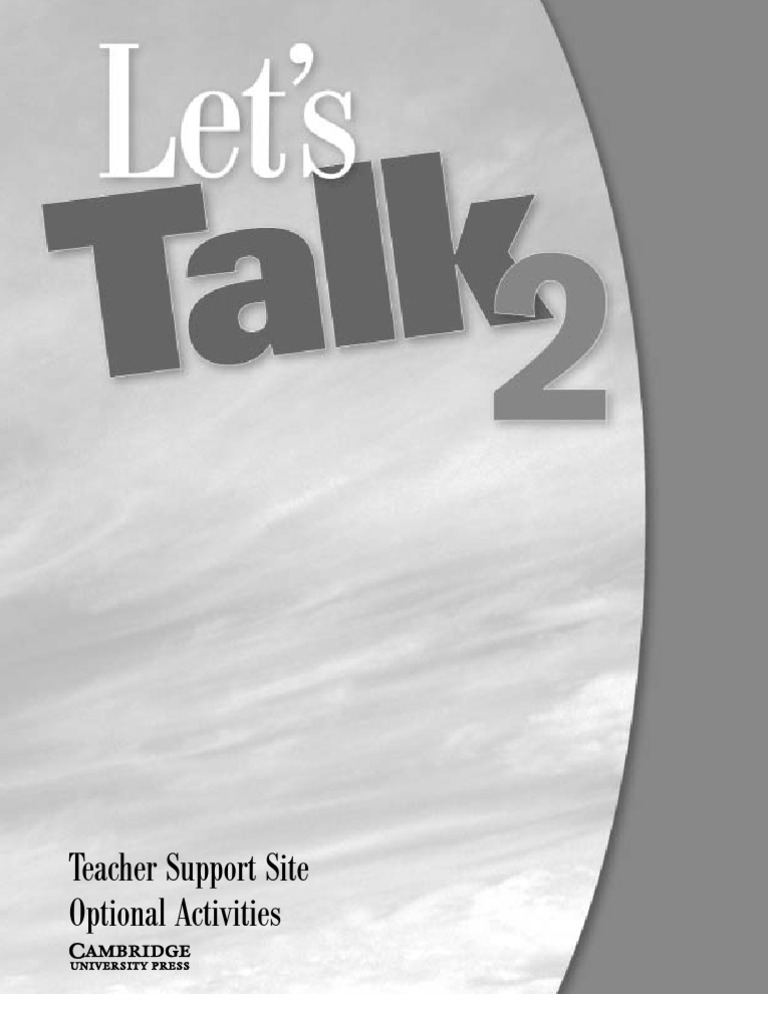 Lets Talk 2 | PDF