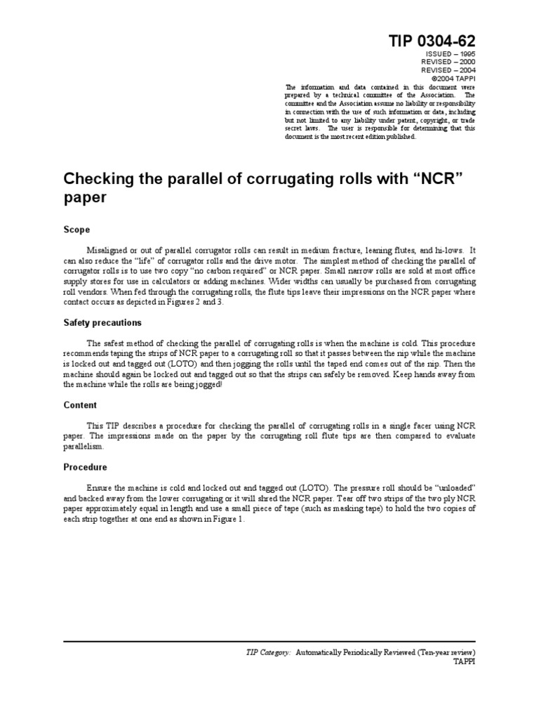 Parallel Check of Corrugating Rolls | PDF | Business | Computers