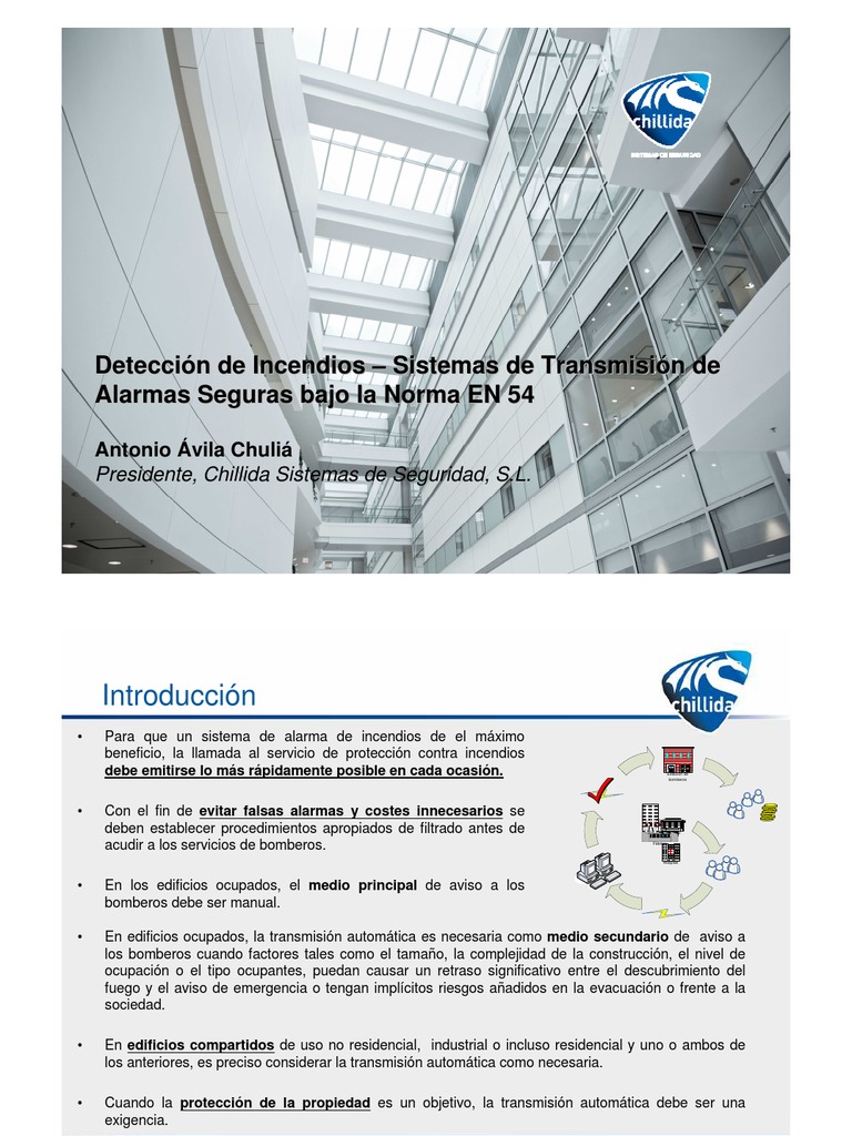SDI - Norma EN 54 PDF | PDF | Protocolos de internet | Red de computadoras
