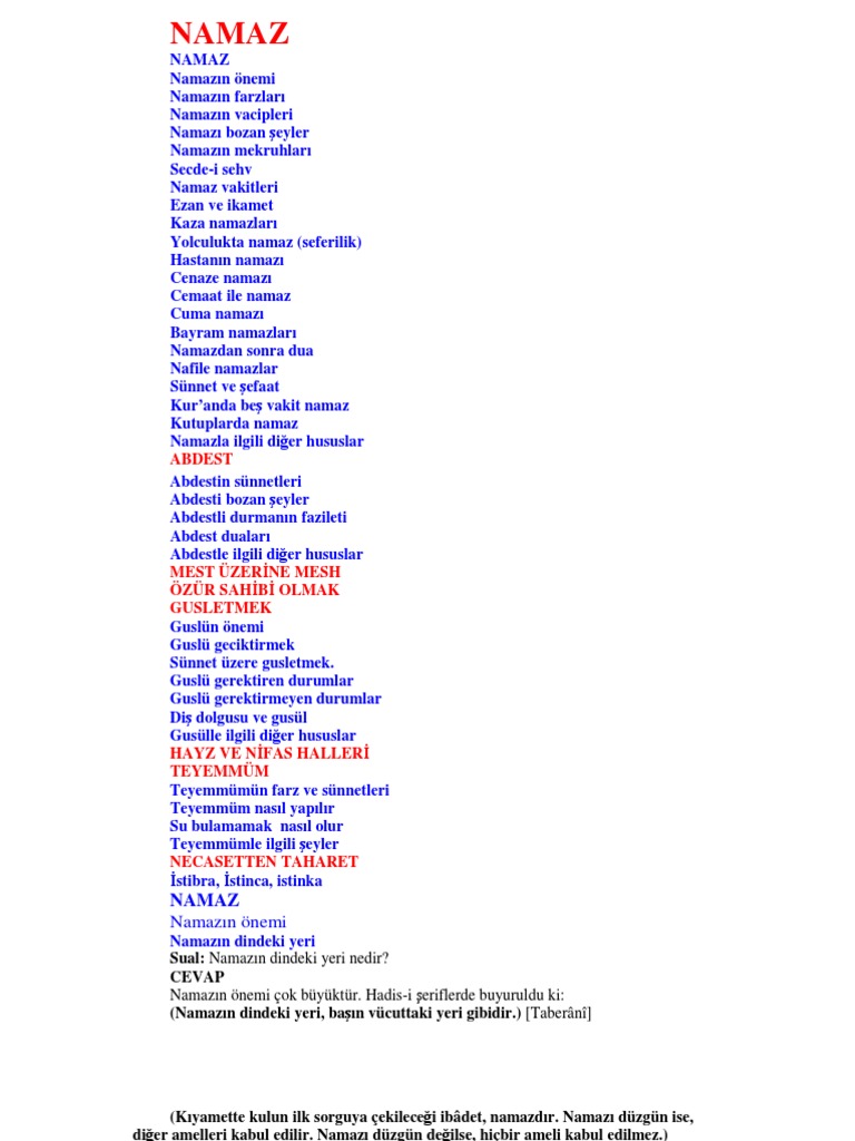 Namaz | PDF