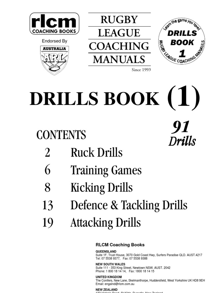 Rugby League Drills - 1 | PDF | Association Football | Sports Rules And ...