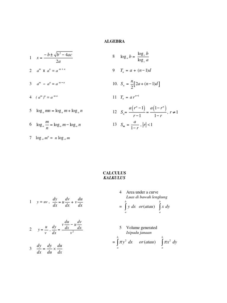 Formula Dan Jadual Taburan Normal | PDF | Technology & Engineering