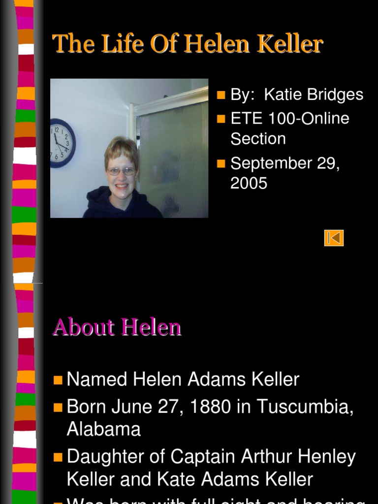 Helen Keller: Life and Achievements | PDF | Helen Keller