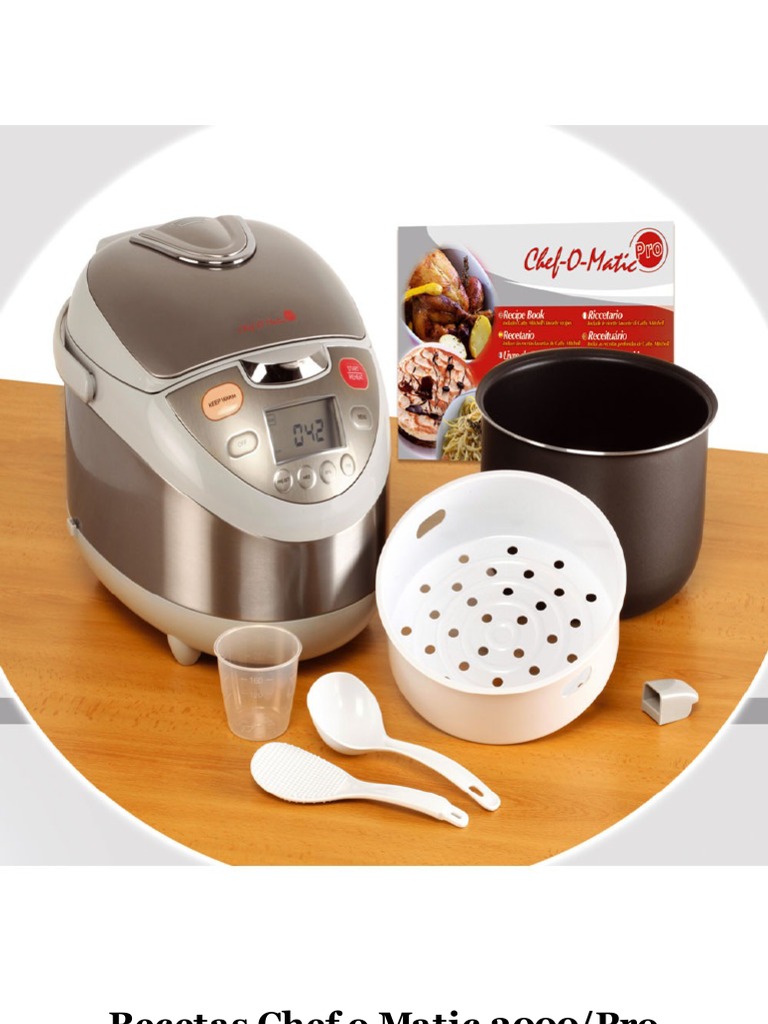 Recetas Chef o Matic 3000 - Pro - TECNOPUCHERO | PDF | Caldo | Panes