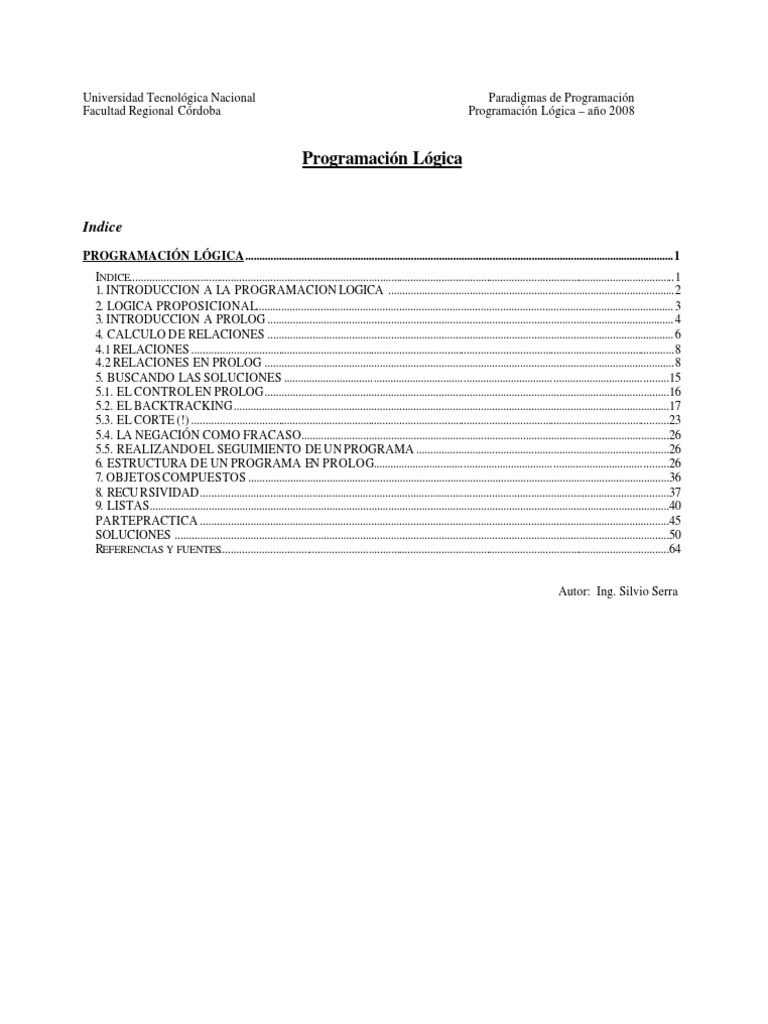 Manual de Prolog | PDF