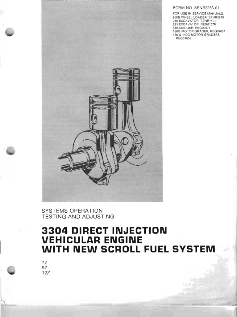 3304 Direct Injection Engine Manual | PDF | Internal Combustion Engine ...