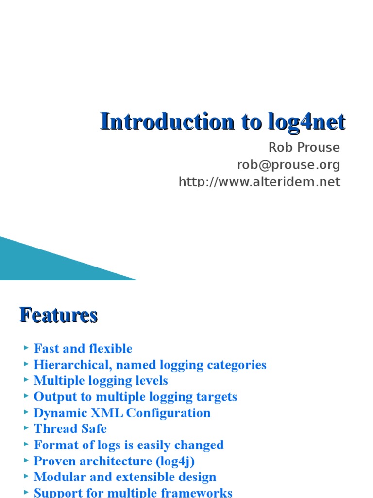 Introduction To Log4net | PDF | Software Development | Computing