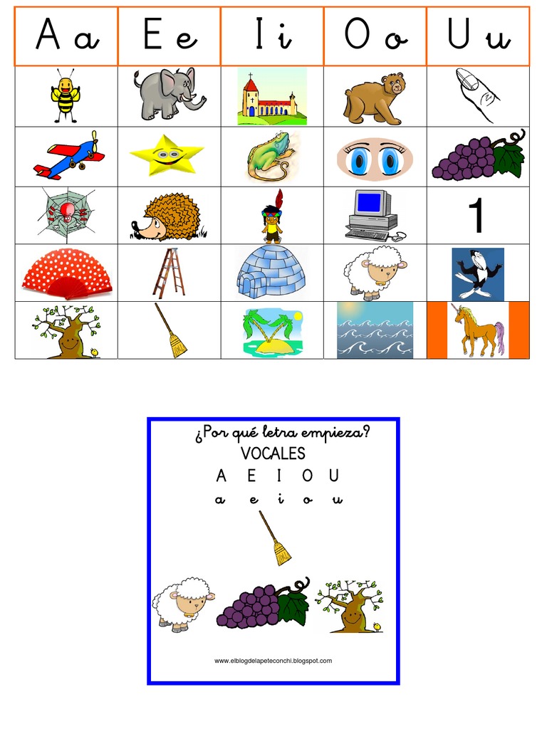 Juego Vocales PDF | PDF