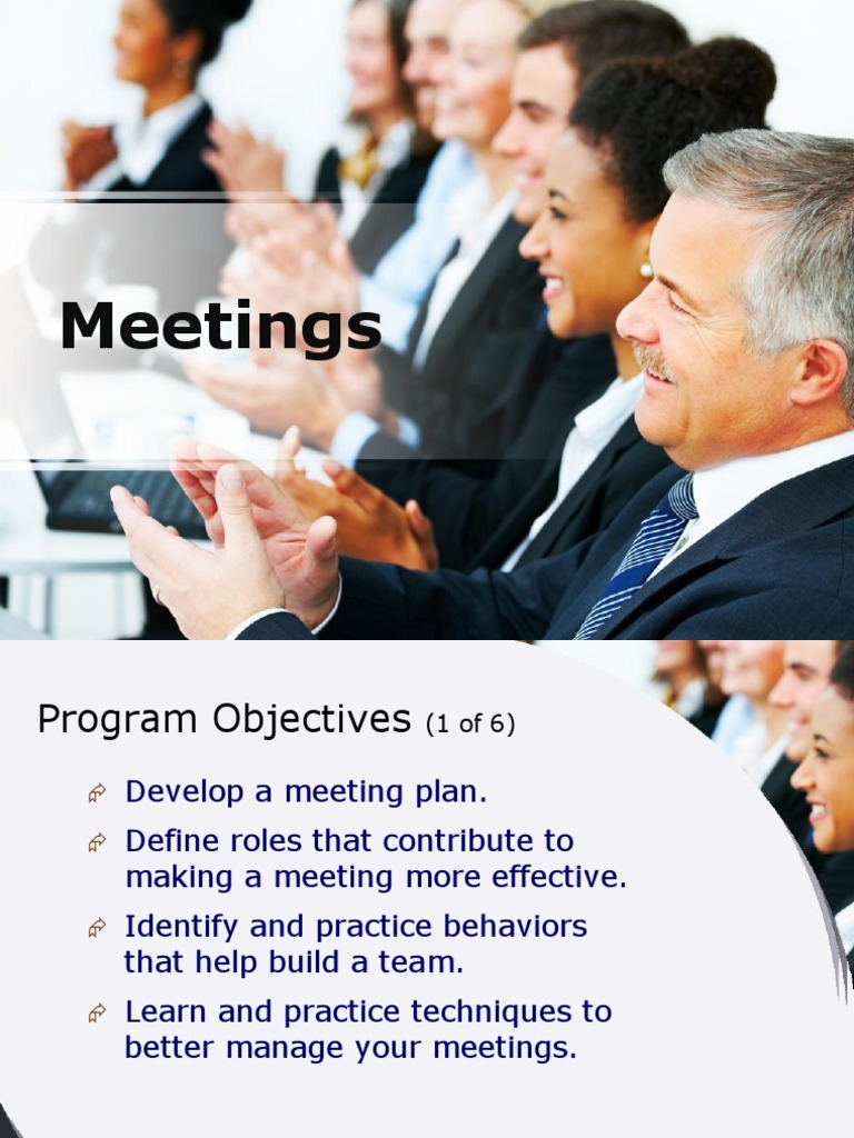 Effective Meeting Management Guide | PDF