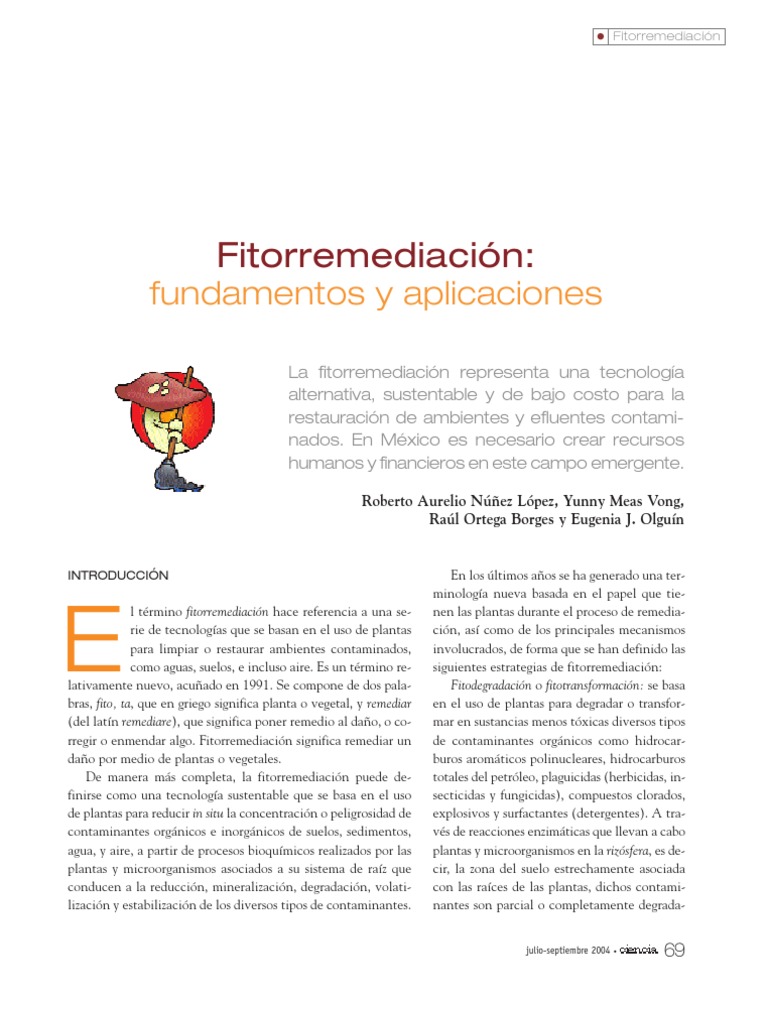 Fitorremediacion Fundam Aplic | PDF