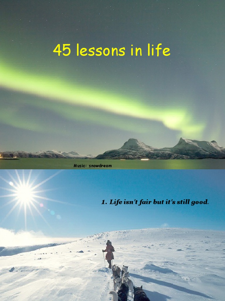 45 Lessons of Life | PDF